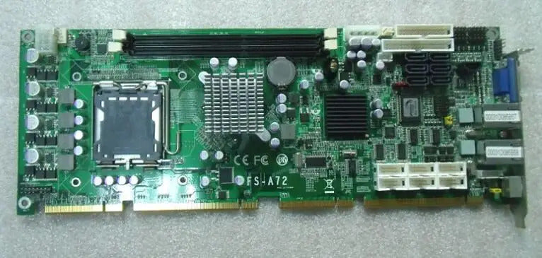 FS-A72 100% OK Board Original Embedded IPC Full-size CPU Card ISA Industrial Mainboard PICMG 1.3 ...